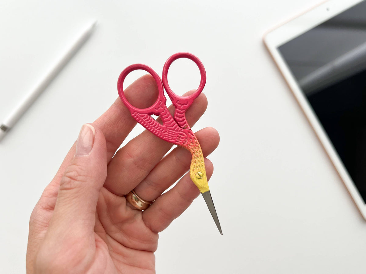 Stork Scissors – Daisy Chain Patterns