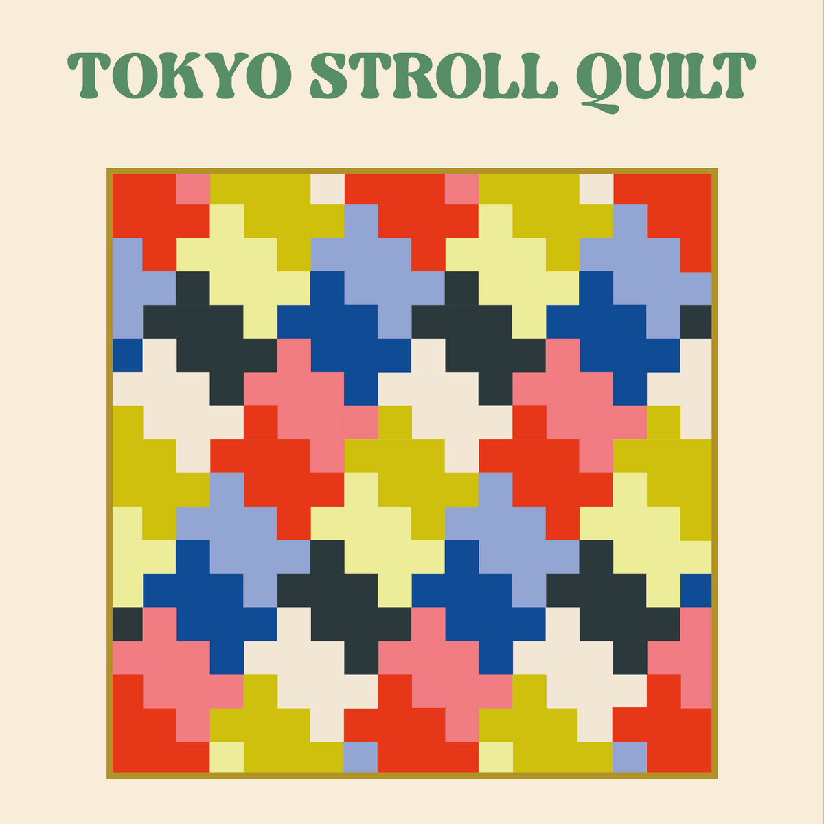 Tokyo Stroll Quilt PDF Pattern – Daisy Chain Patterns