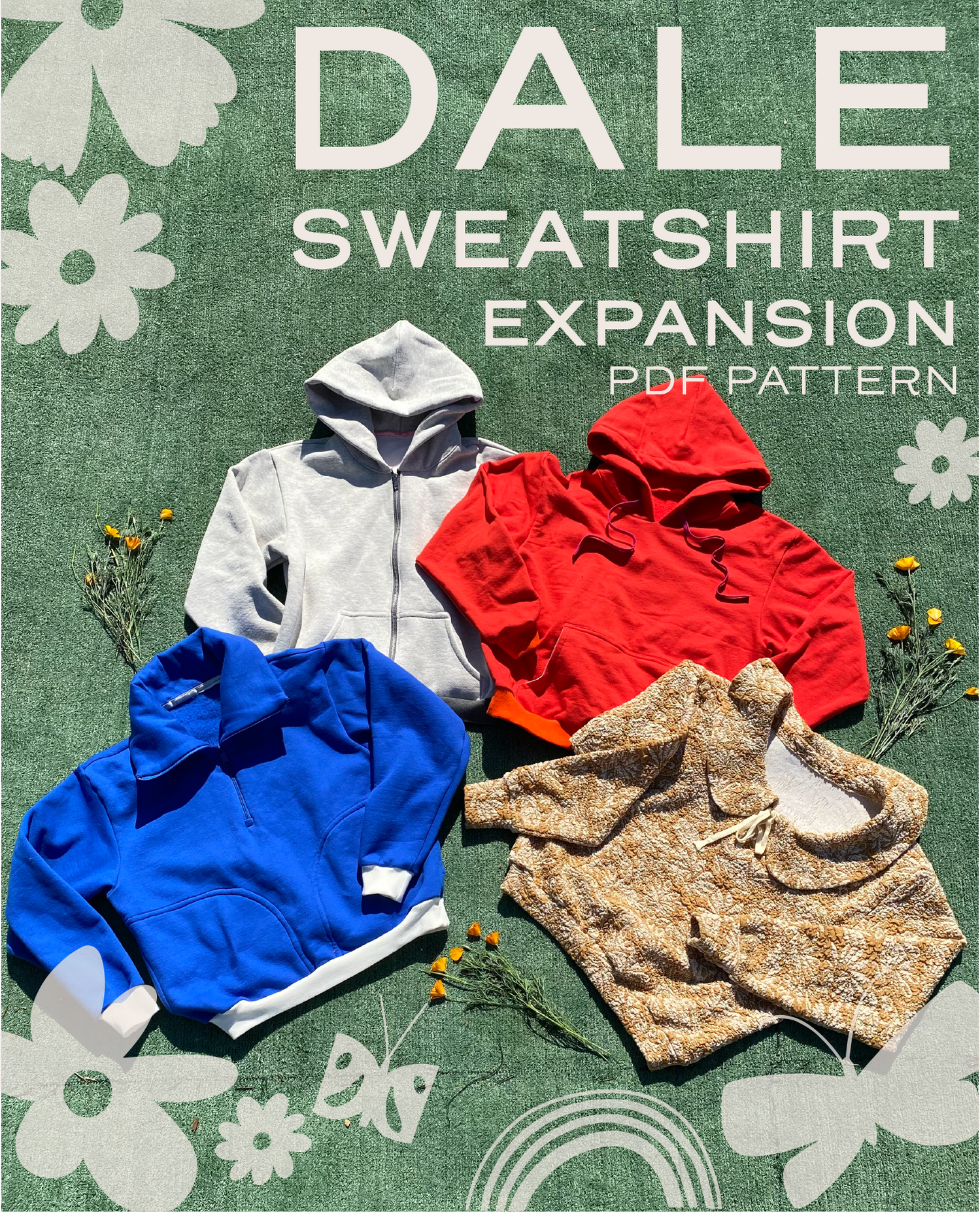 Dale Sweatshirt Expansion PDF Pattern – Daisy Chain Patterns