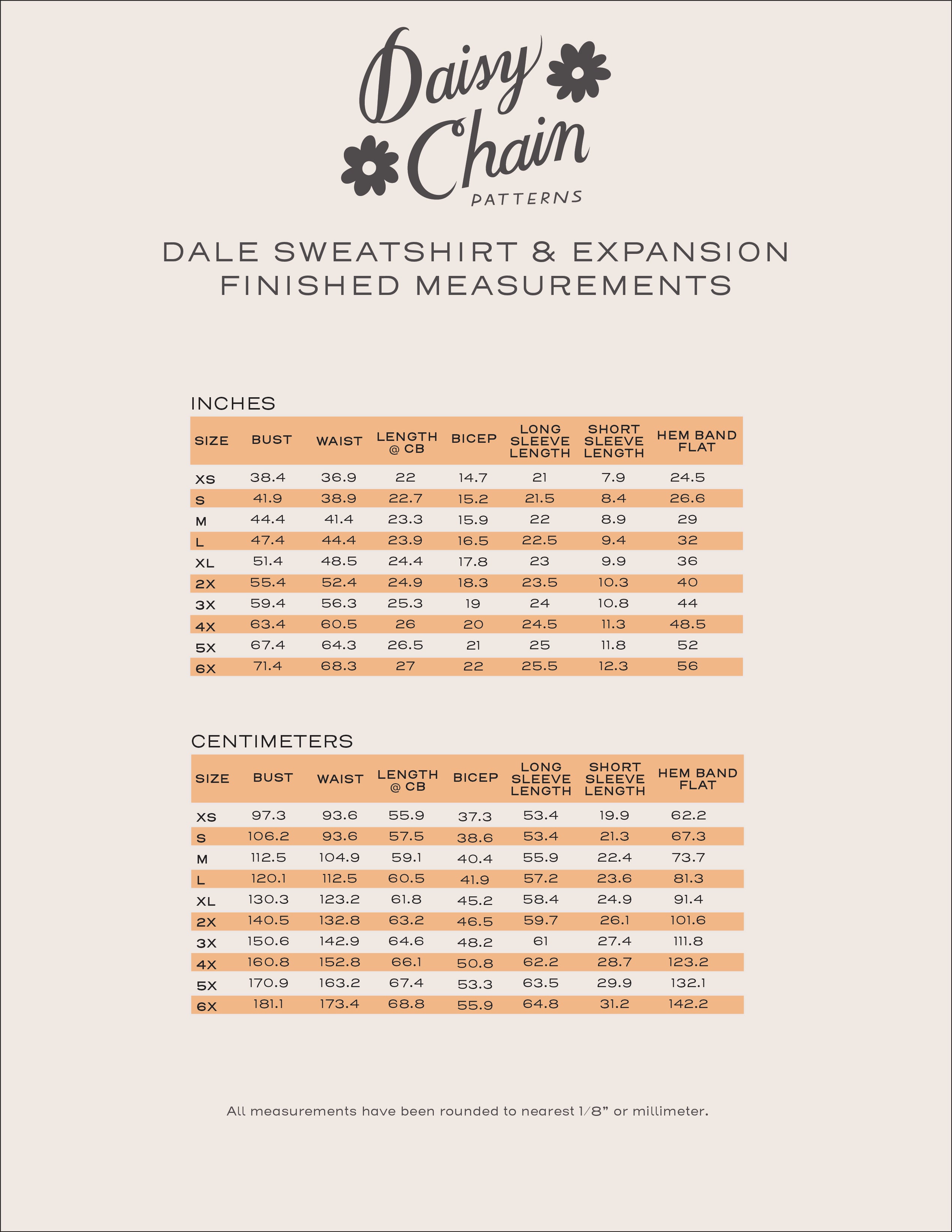 Dale Sweatshirt PDF Pattern – Daisy Chain Patterns