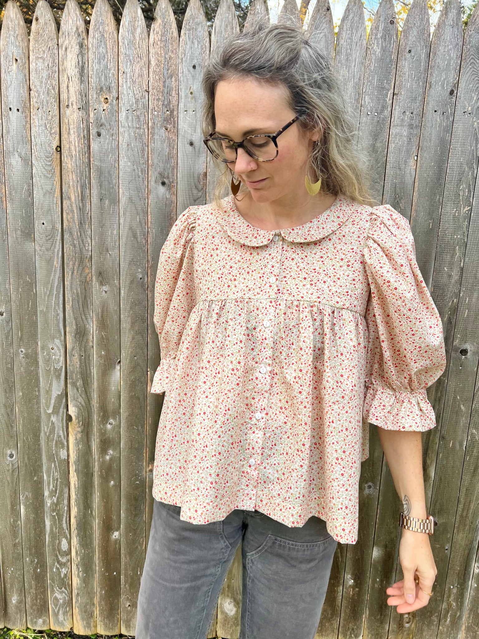 Polly Blouse & Dress PDF Pattern – Daisy Chain Patterns