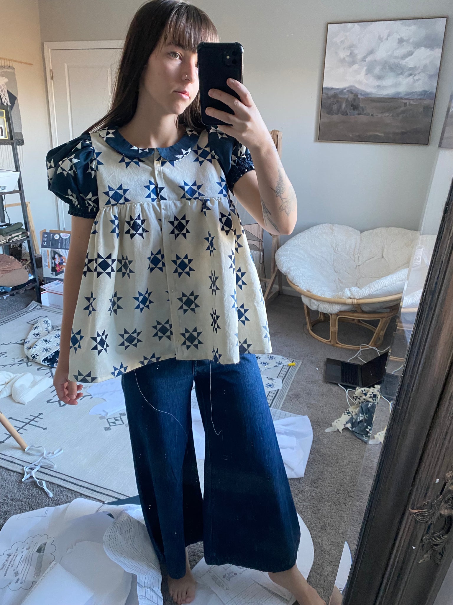 Polly Blouse & Dress PDF Pattern – Daisy Chain Patterns