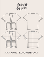 Ara Quilted Overcoat PDF Pattern – Daisy Chain Patterns