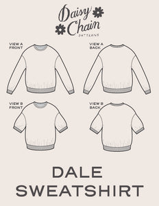 Dale Sweatshirt PDF Pattern – Daisy Chain Patterns